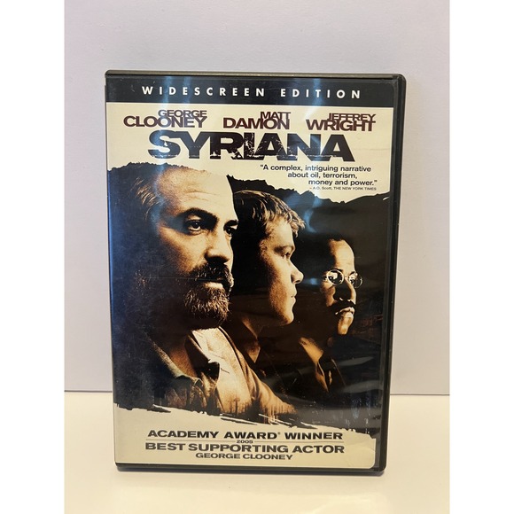 Media | Syriana Dvd George Clooney Matt Damon Jeffrey Wright Widescreen ...